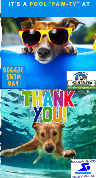 Thank you to everyone and their dogs for coming out to the Nelsonville ...